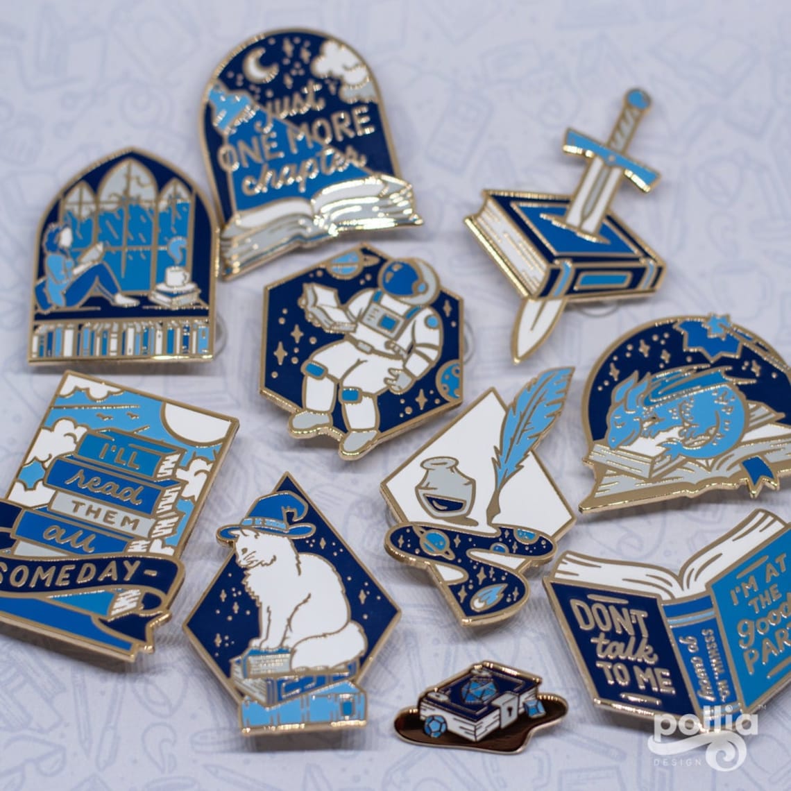 Bookish & Beyond Enamel Pins - Etsy