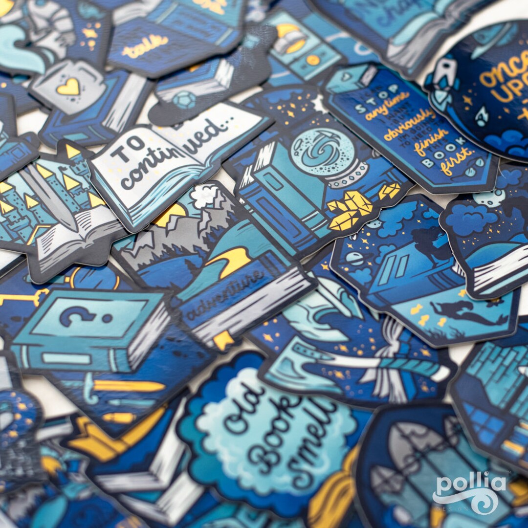 Bookish & Beyond Stickers - Etsy
