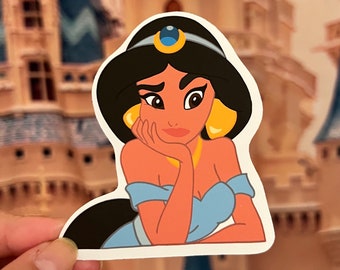 Princess Jasmine Sticker - Etsy