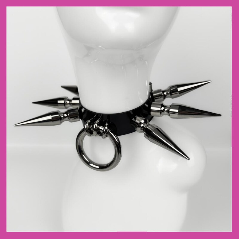 Spiked Choker - Etsy