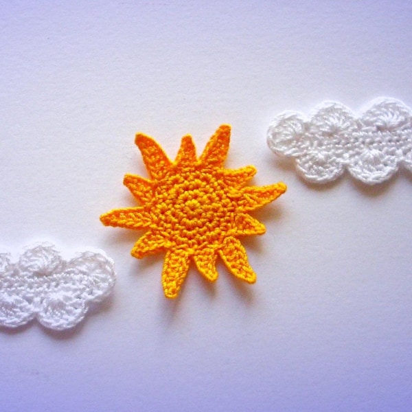 Sun Applique - Etsy