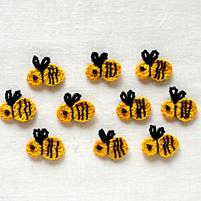 Bee Applique - Etsy