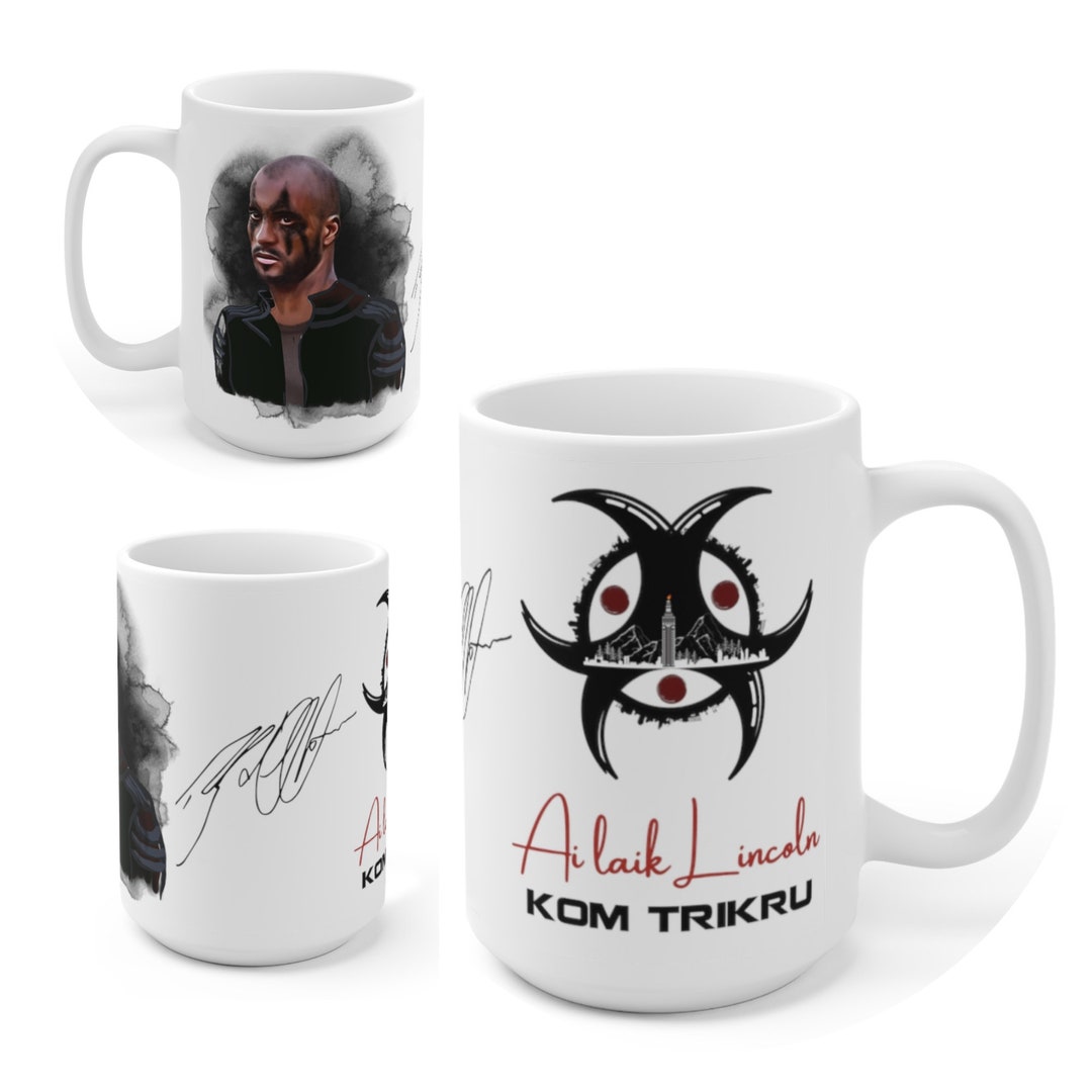 Lincoln the 100 Cw Mug Trikru Custom Name Mug the 100 Cw Merchandise ...