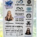 Clarke the 100 Cw Sticker Designs Heda Lexa Digital Download Pdf File ...