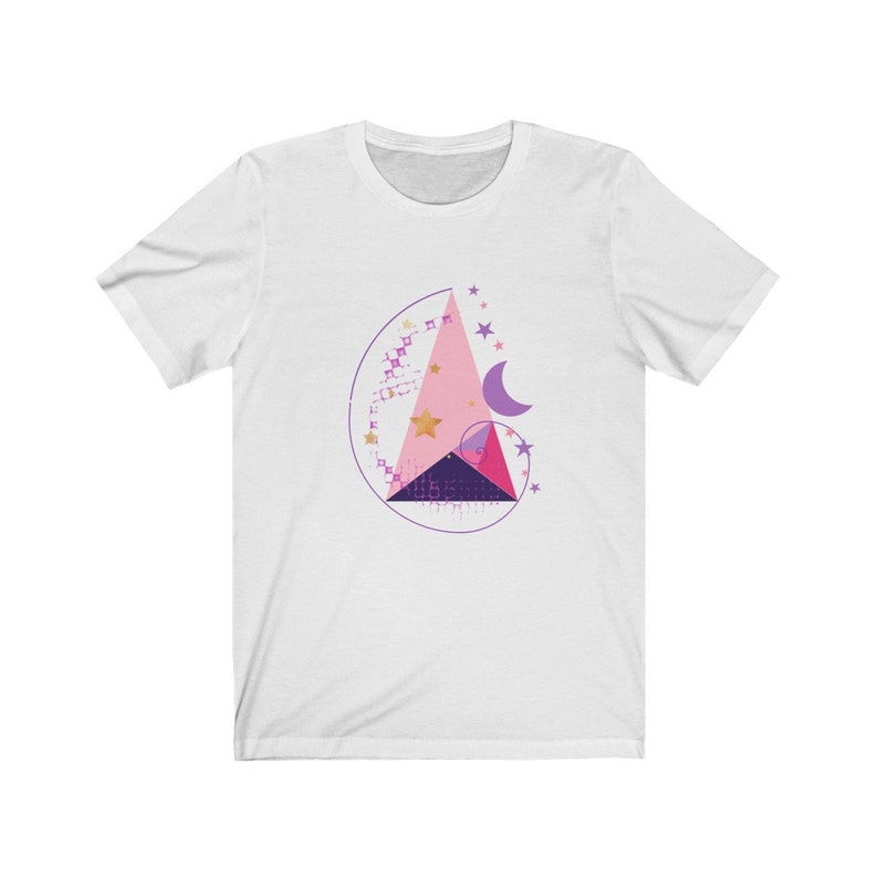 Pink Golden Ratio Unisex Graphic Tee Digital Illustration - Etsy