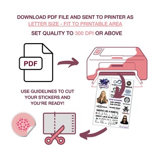 Clarke the 100 Cw Sticker Designs Heda Lexa Digital Download Pdf File ...