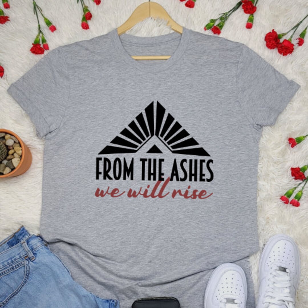 The 100 CW 'from the Ashes We Will Rise' T-shirt - Etsy