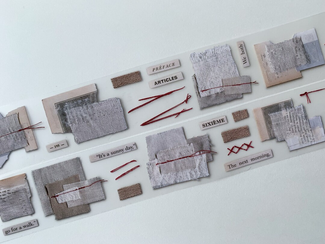 SAMPLE PET Tape Stitches with Release Paper at the Back - Etsy