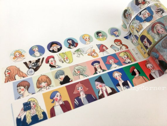 SAMPLE Washi Tape La Dolce Vita Luan Luan GIRLS Pai Pai Girls | Etsy