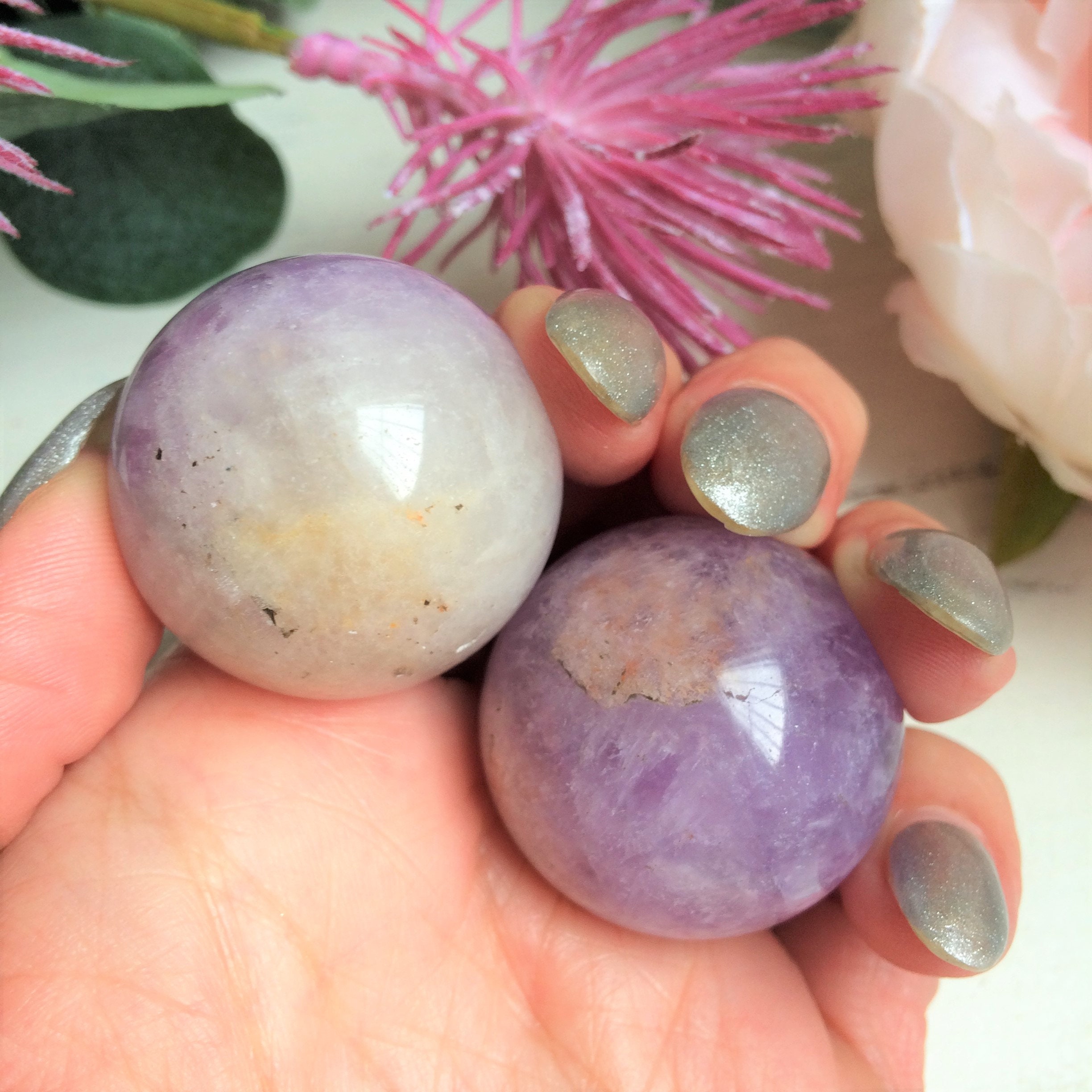 Amethyst Purple Quartz Crystal Ball 30mm Sphere - Etsy