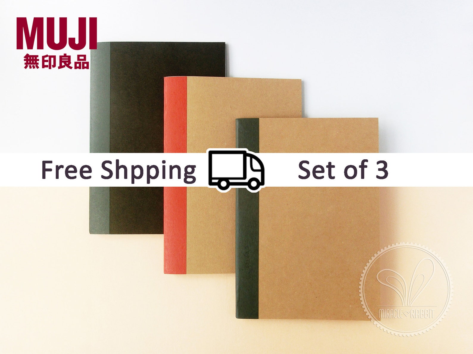 Muji A6 Kraft Grid / Blank / Lined Notebook Graph Paper - Etsy