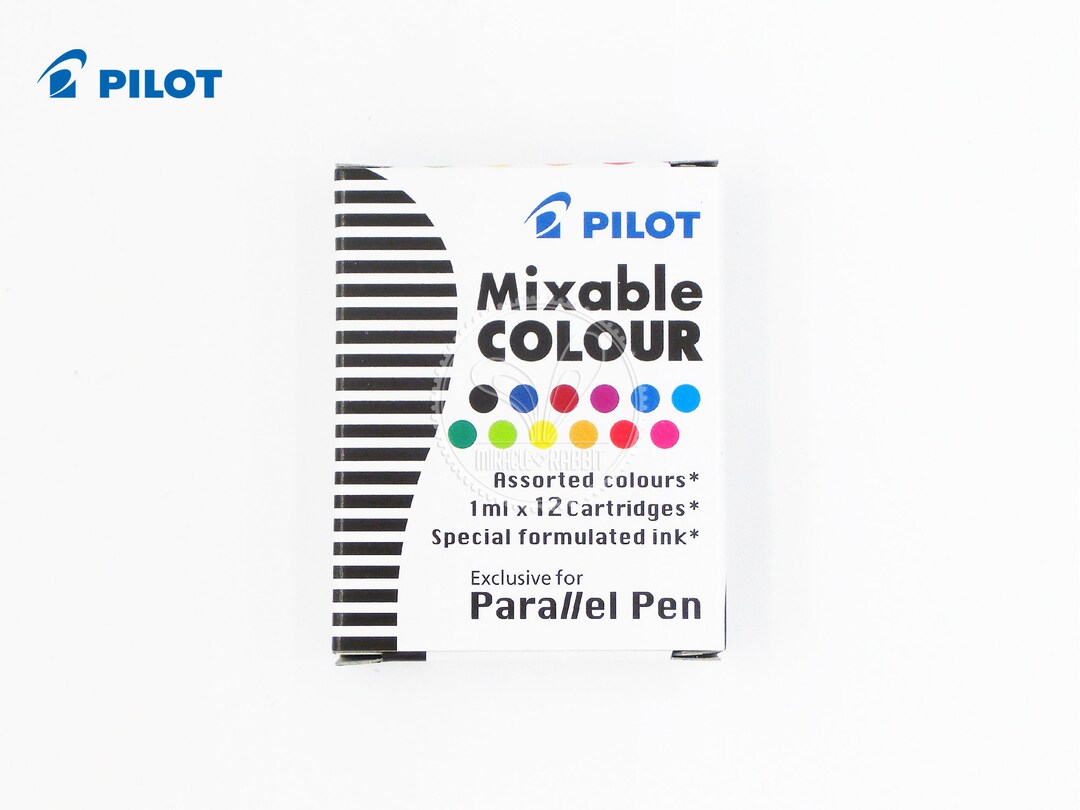 Set of 12 Colors Pilot Mixable Color Fountain Pen / Parallel - Etsy
