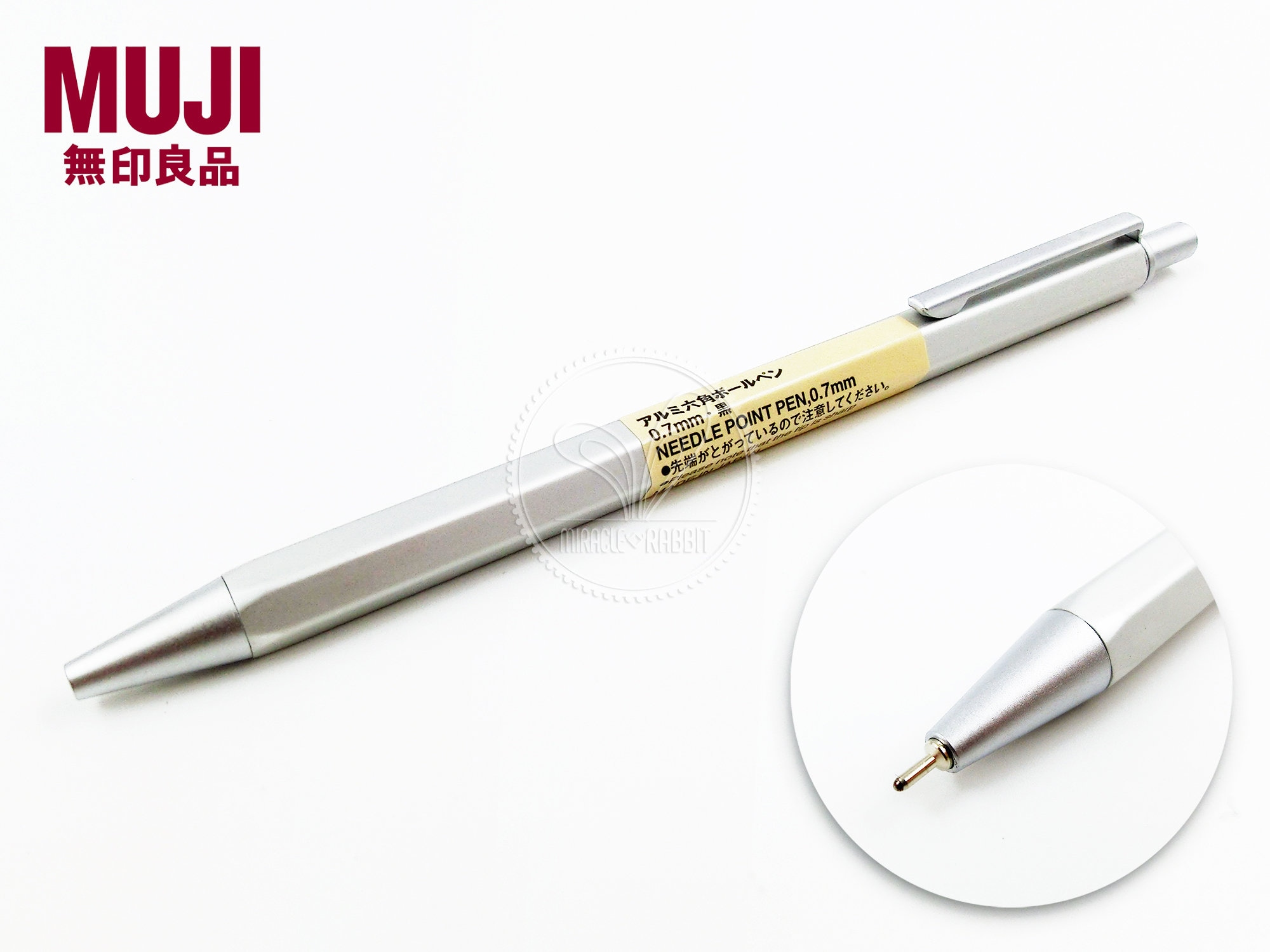 Muji 0.7mm Aluminium Hexagonal Minimalist Retractable Ball - Etsy