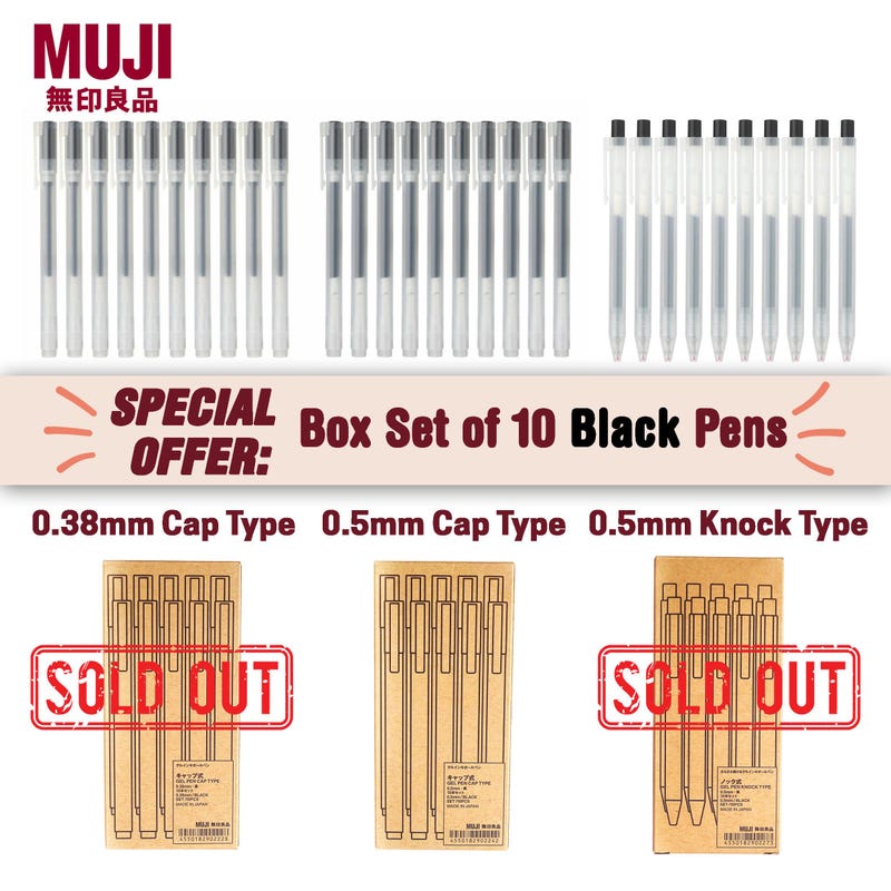 Muji Pens - Etsy
