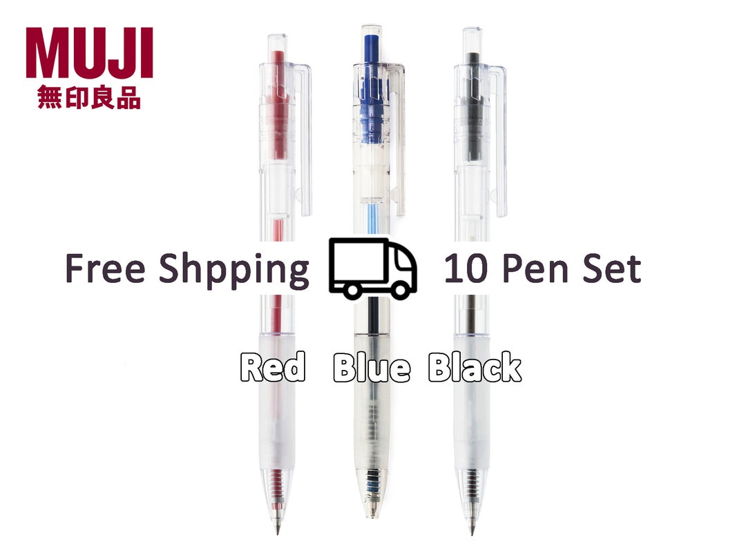 Muji 0.7mm Polycarbonate Retractable Ball Point / Ballpoint Pen With ...