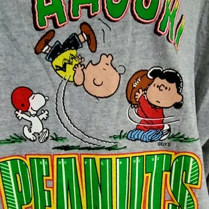 Peanuts Snoopy Vintage T-shirt-"augh"-lucy,charlie Brown,snoopy-xxl ...