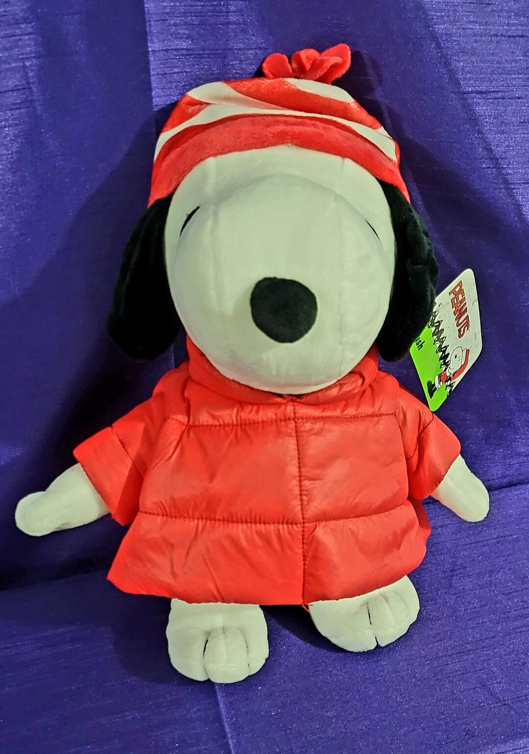 Peanuts Snoopy Puffy Coat Snoopy Plush Red - Etsy