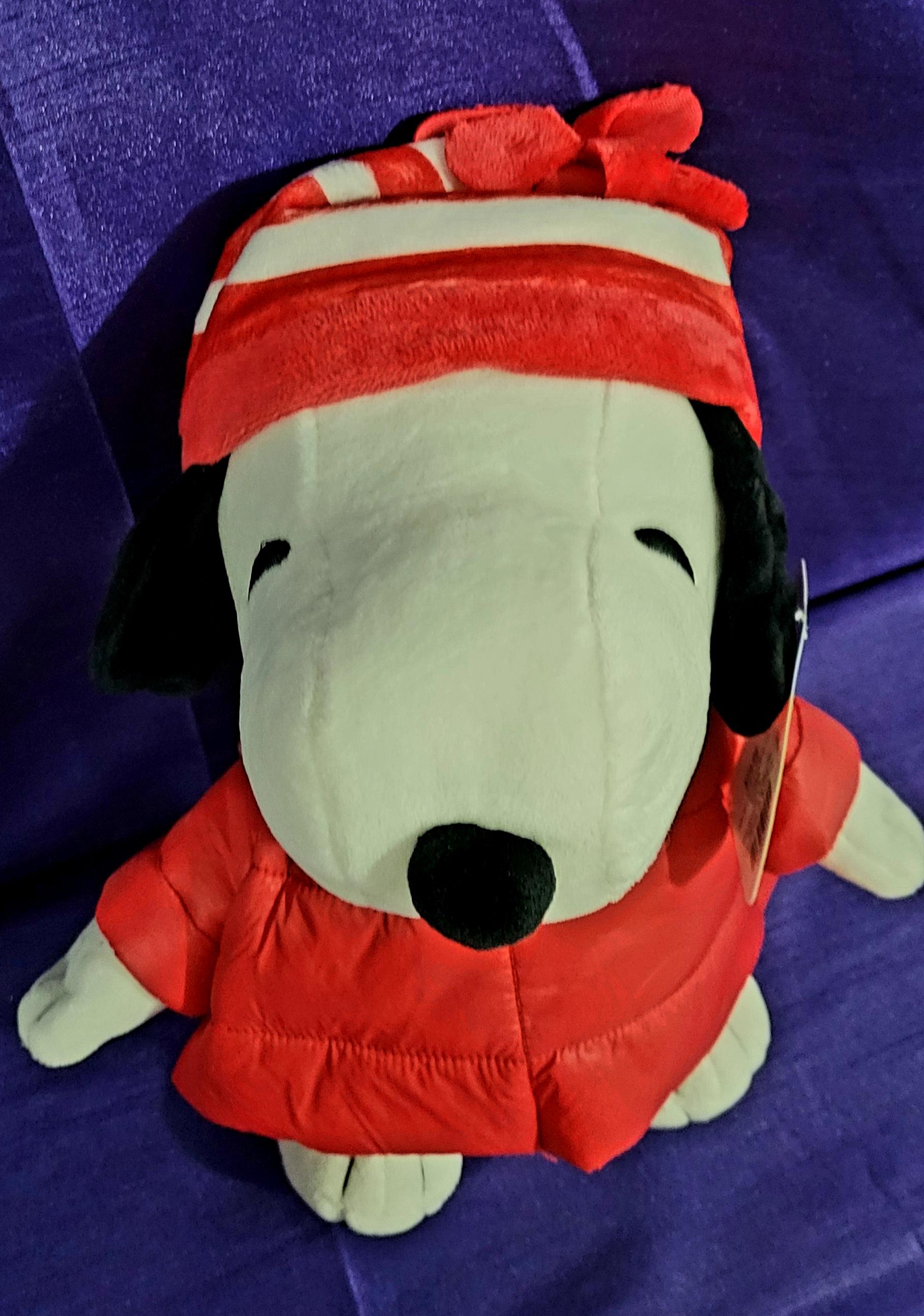 Peanuts Snoopy Puffy Coat Snoopy Plush Red - Etsy