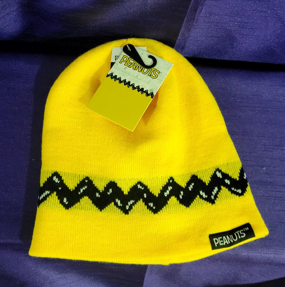 Peanuts Gang-charlie Brown-yellow Touque/hat-new-with Tags - Etsy