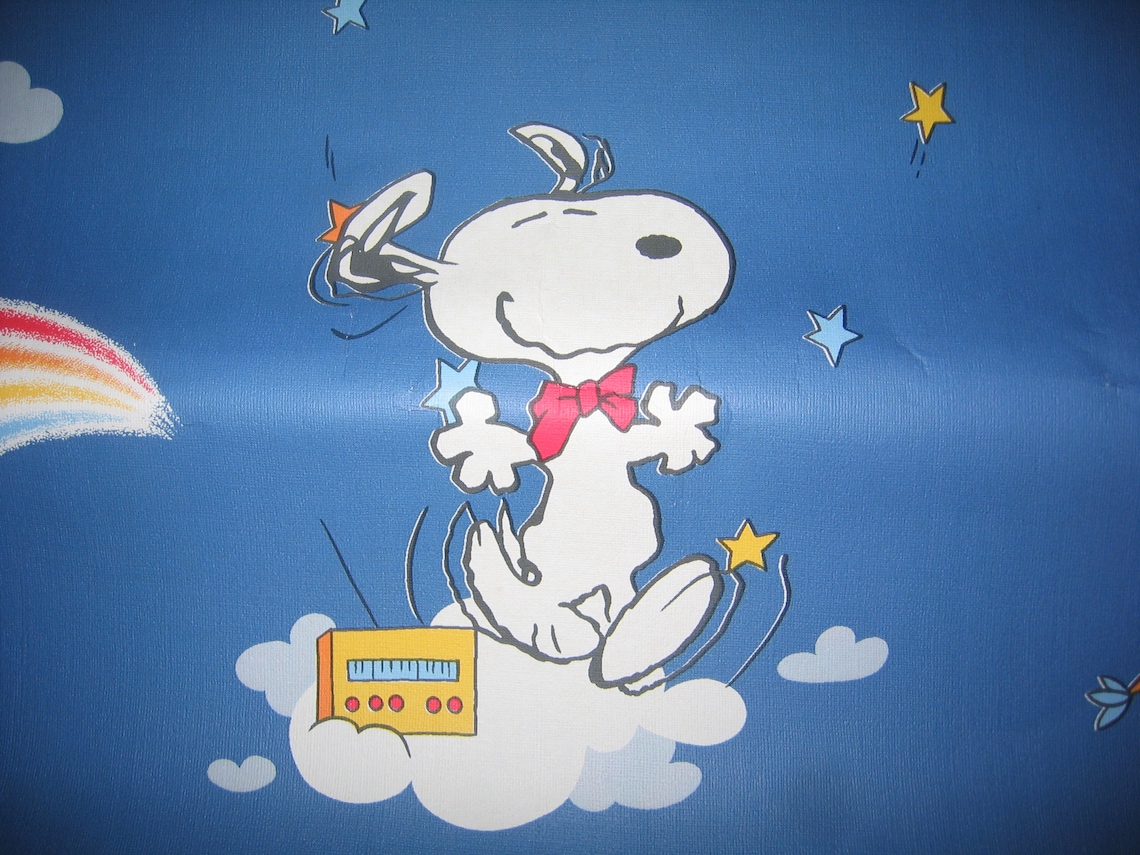 Peanuts, Snoopy Wallpaper & Border-vintage-the Design House-2 Full ...