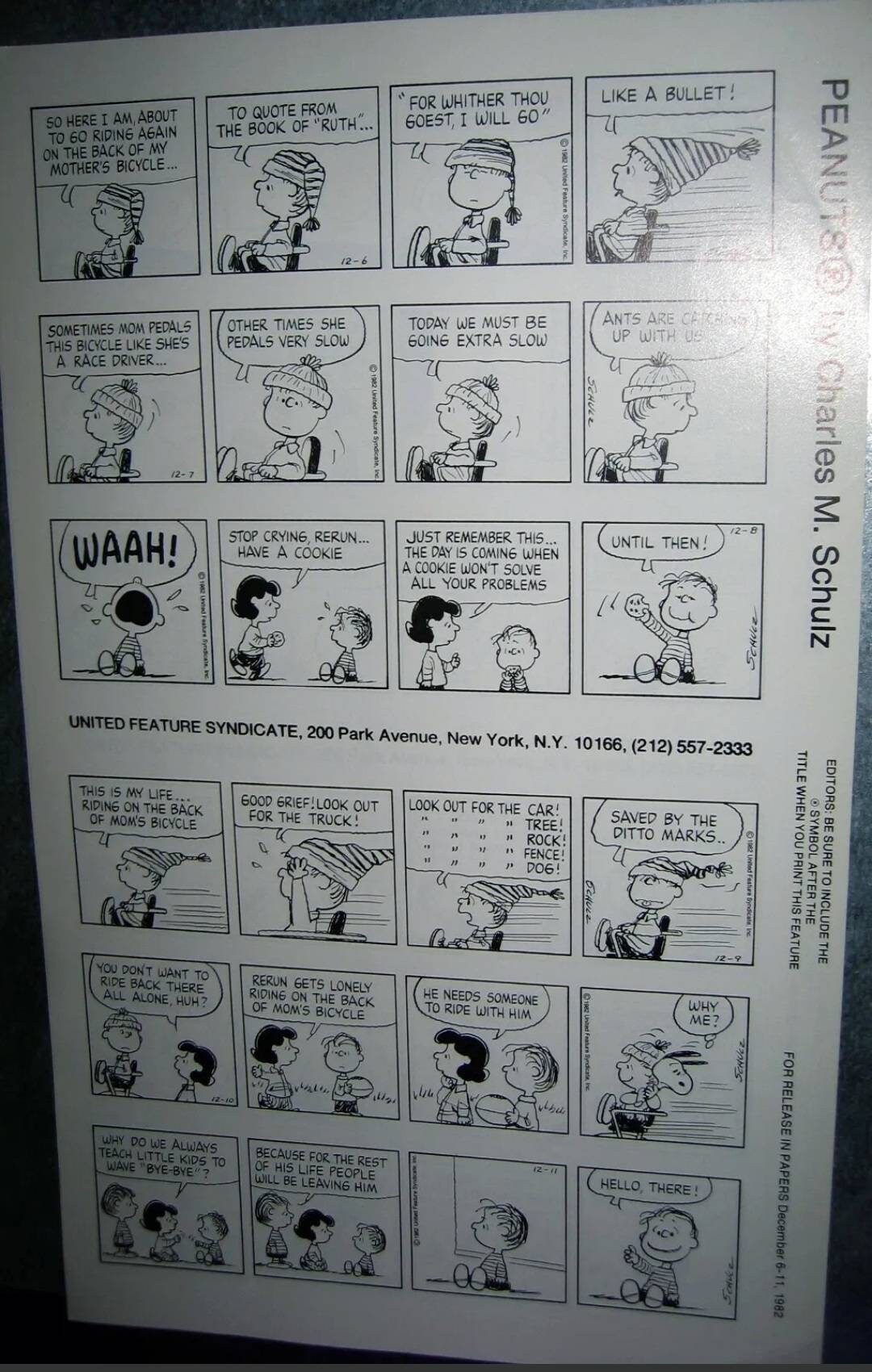 Peanuts Snoopy Original Production Art Newspaper Proof Pages - Etsy