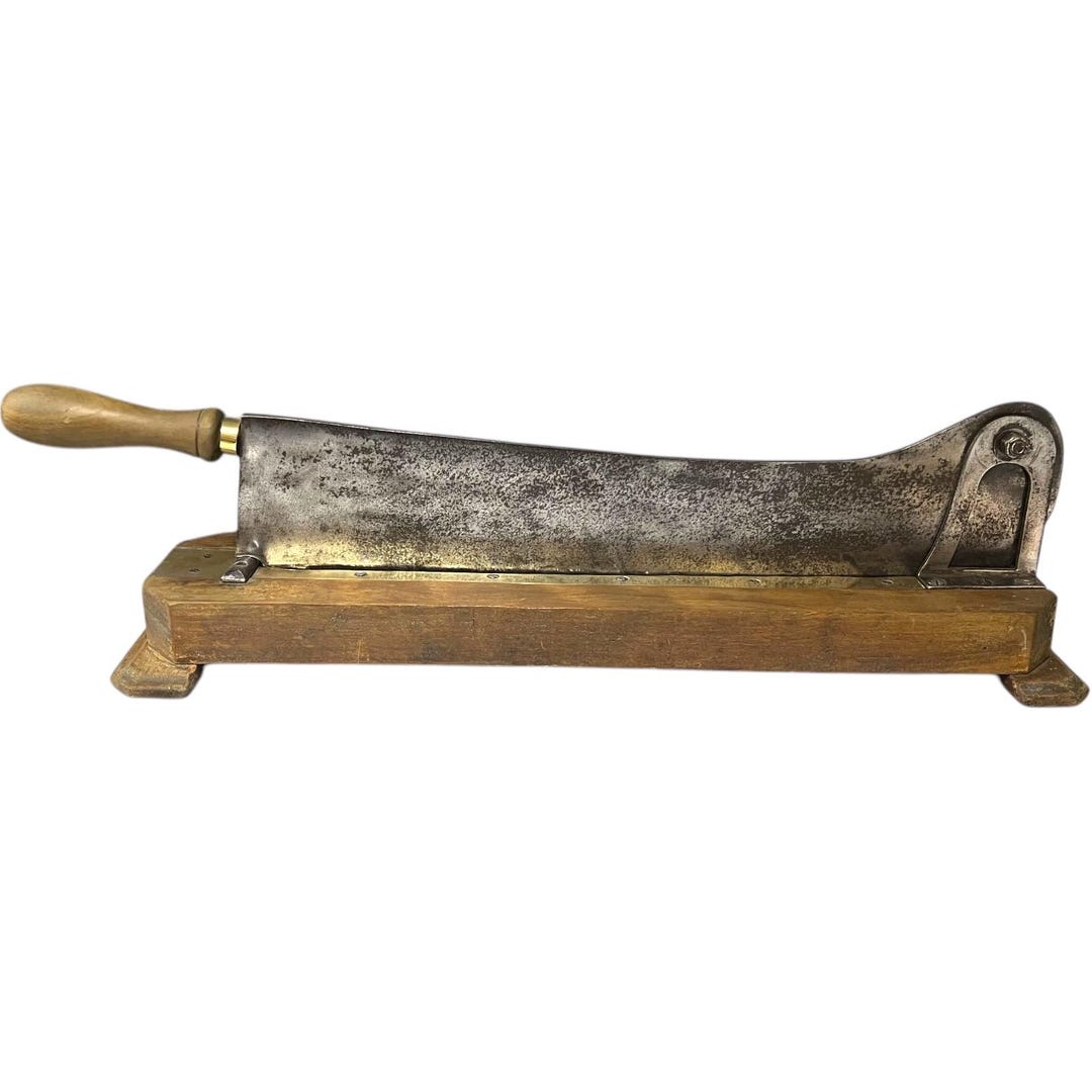 Vintage French Baguette Cutter, Restaurant Size Traditional French ...