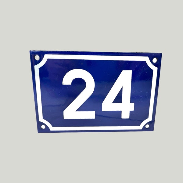 Enamel House Numbers - Etsy