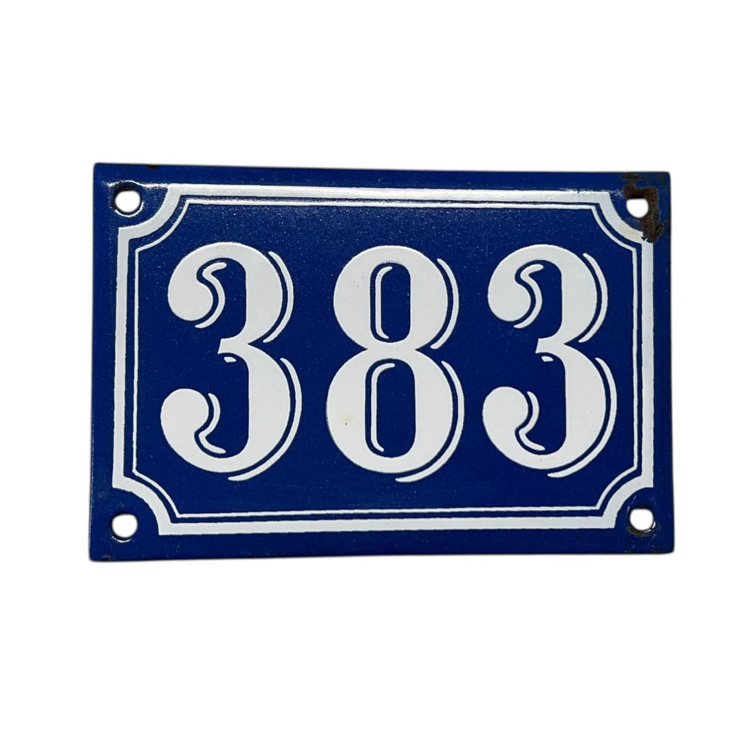 Enamel Door Number 630 - Vintage French Blue Farmhouse Plaque Sign - Etsy