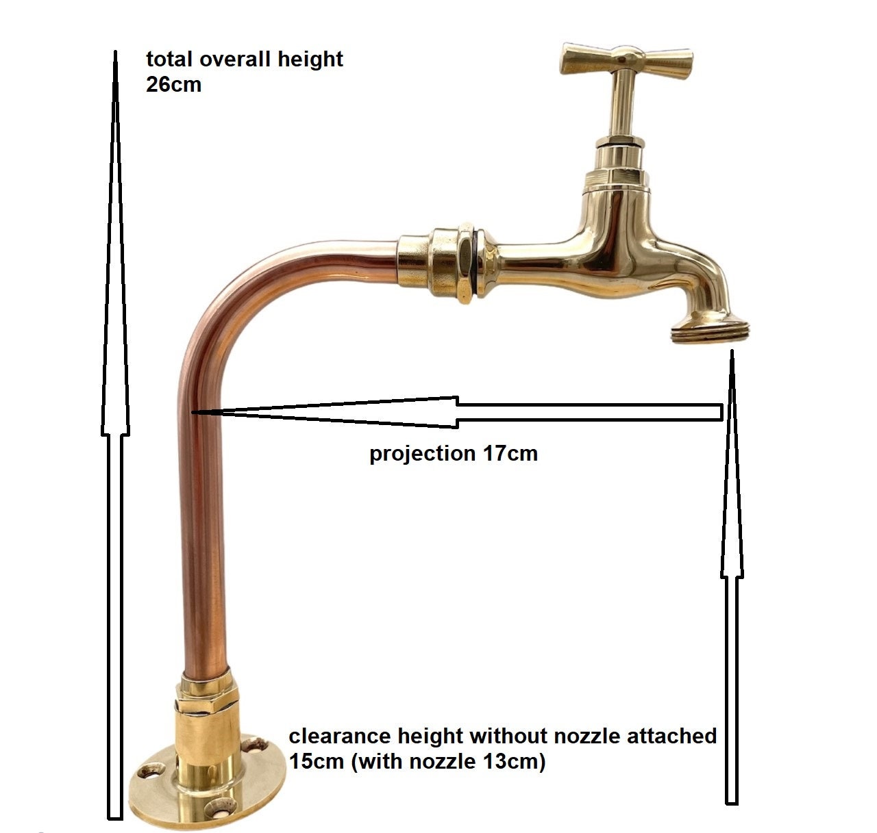 Antique Vintage Style Brass Taps Brass and Copper Taps Brass - Etsy UK