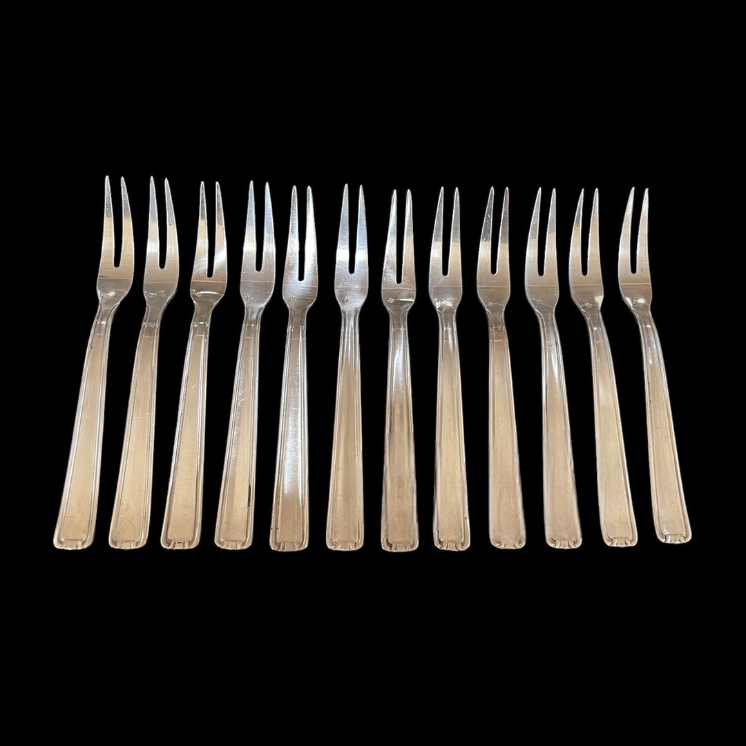 Set of 12 French Escargots Forks, Seafood Snail Picks, Stainless Steel ...