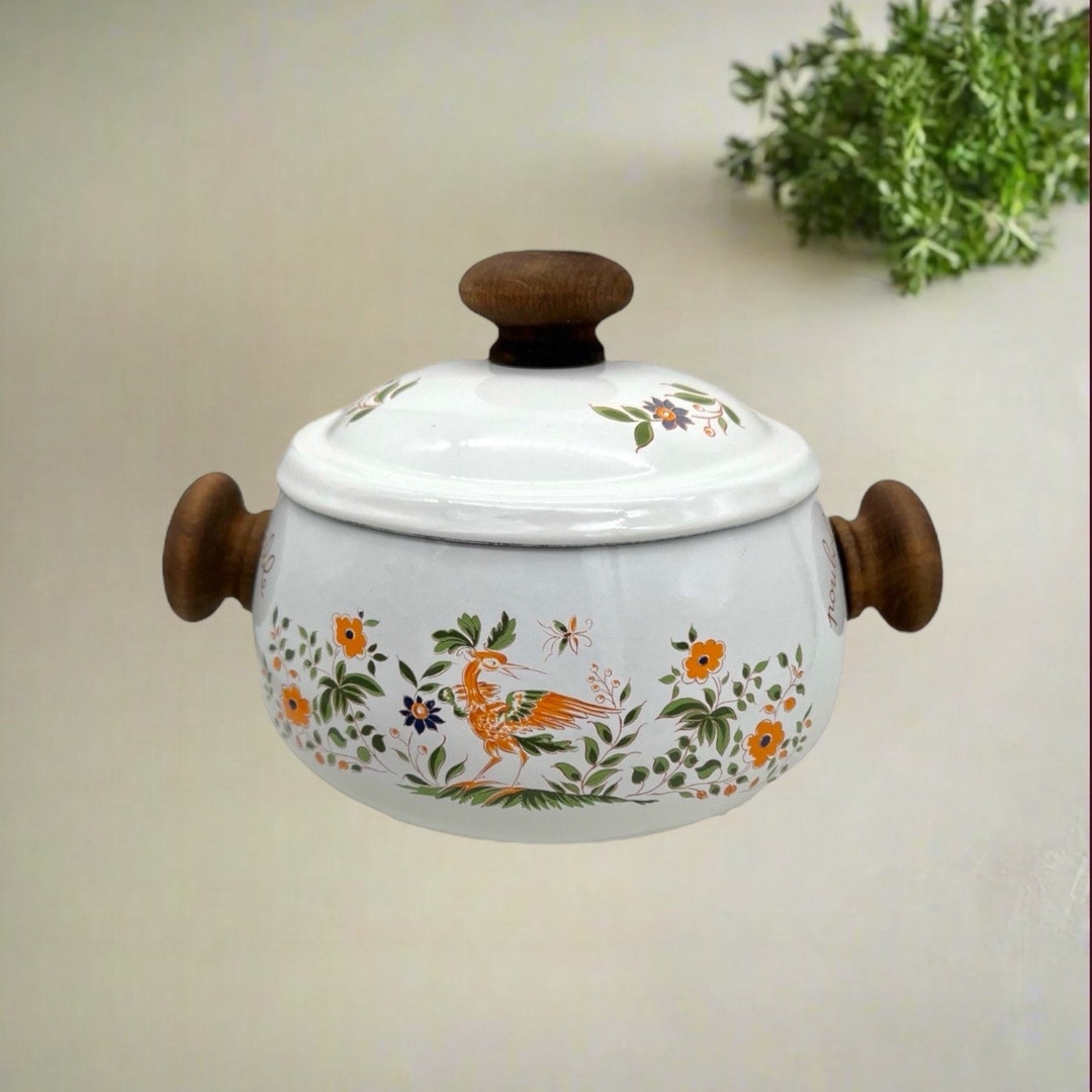 French Table Bin 'poubelle De Table', Farmhouse Chic French Country ...