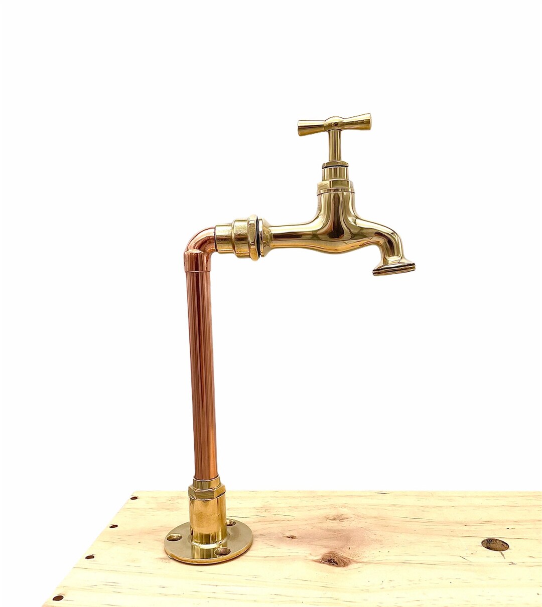 Vintage Style Brass Tap Brass and Copper Tap Copper Bathroom - Etsy