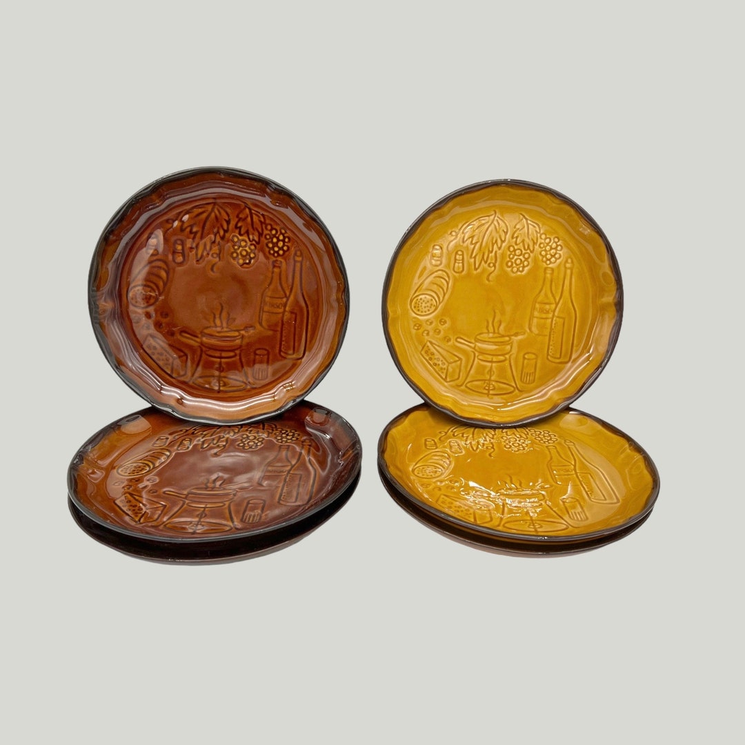 Set of 6 Mid Century Cheese Plates Scandi Style Cheese Plate - Etsy