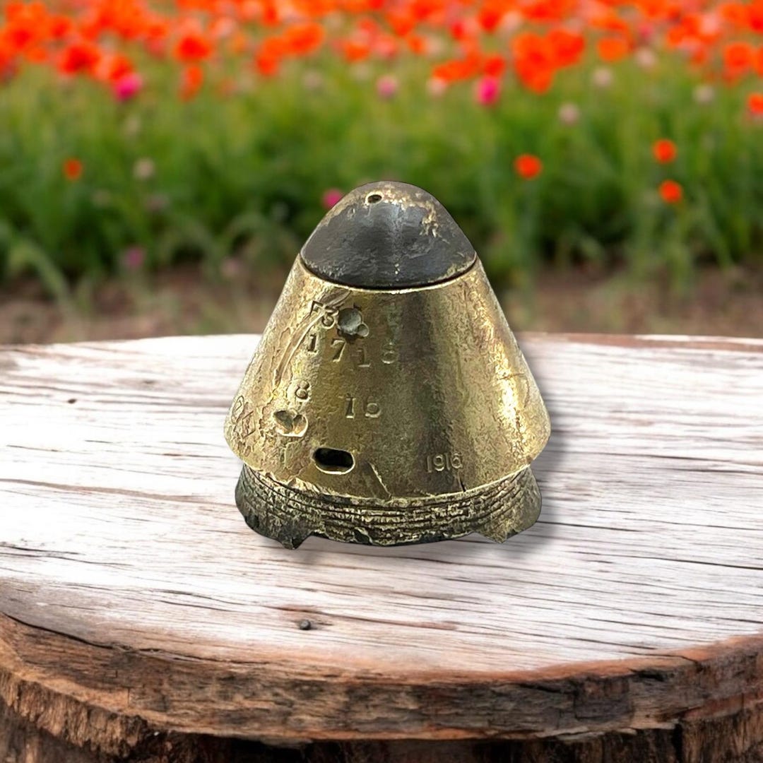 WW1 Militaria Artefact, WW1 Fuse Paperweight, WW1 Collectibles, British ...
