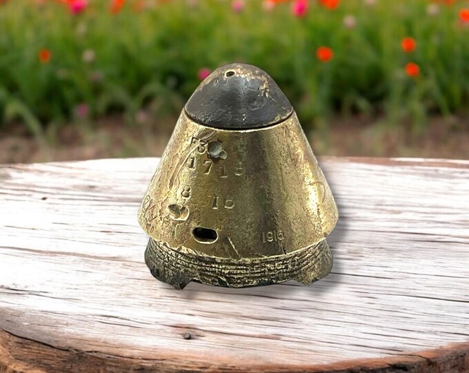 WW1 Militaria Artefact, WW1 Fuse Paperweight, WW1 Collectibles, British ...