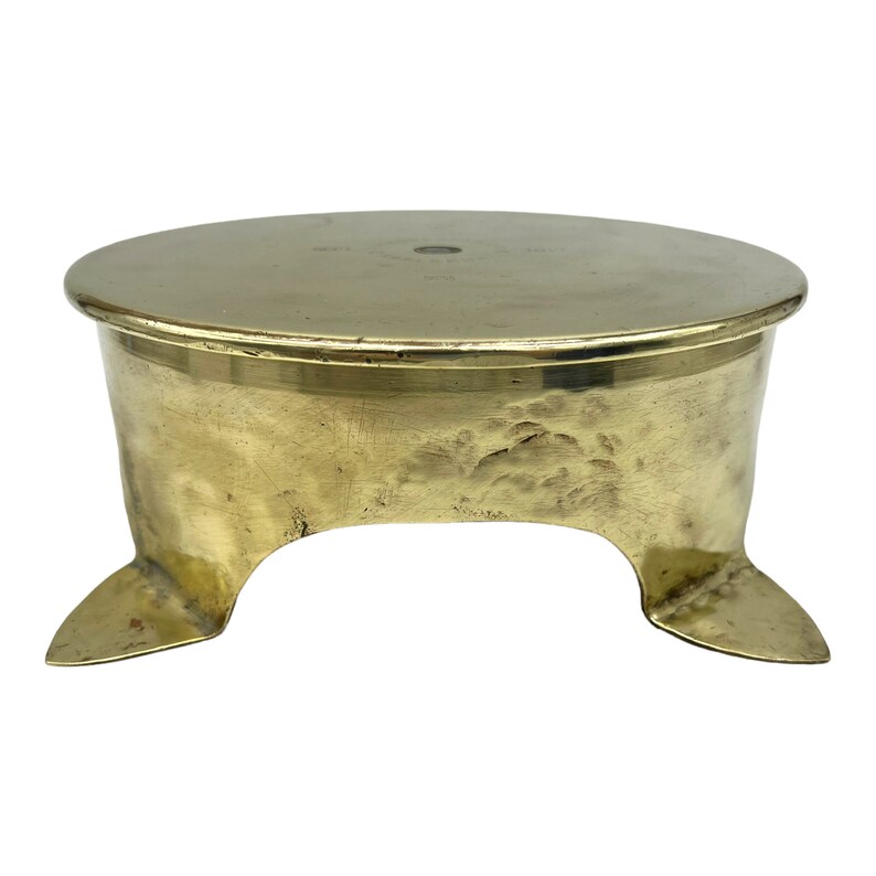 WW1 Trench Art Trivet: German 1917 Brass Shell Relic, Somme Battlefield ...
