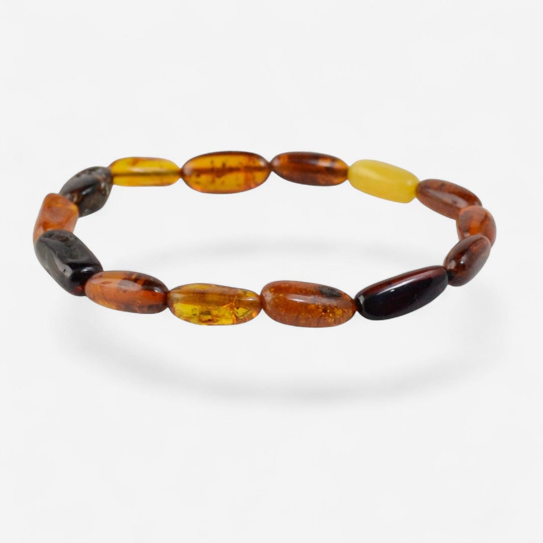 Amber Bracelet, Baltic Amber Bracelet, Men's Bracelet, Amber Men's ...