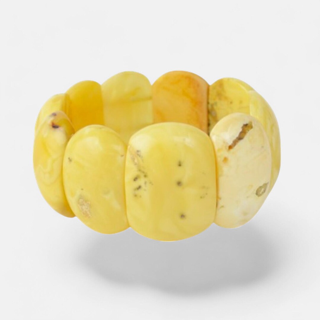 Amber Bracelet, Baltic Amber Bracelet, Matt Natural Amber Bracelet, Genuine Amber, Natural Amber ...