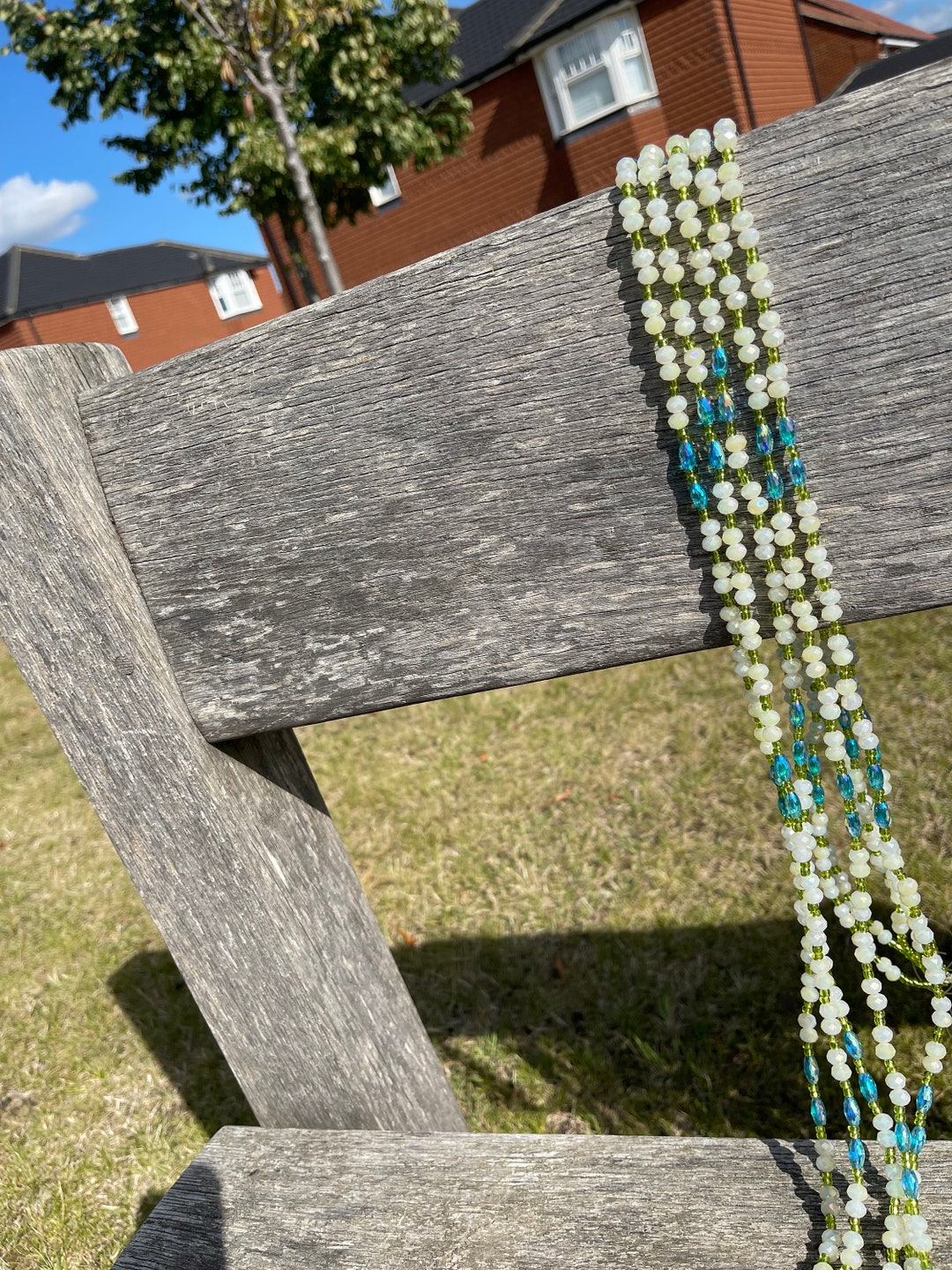 Crystal Waist Beads: African Belly Chain, Weight Tracker - Etsy