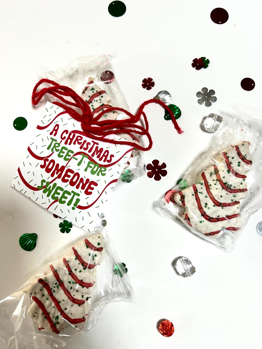 Christmas Treat Tag Printable • Classroom Christmas Gift Tag • Tree-t ...