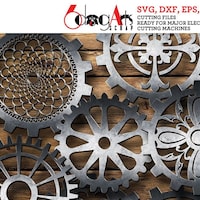 Gears Svg Bundle, Gears Clipart for Cricut, Gear Shapes Silhouette ...