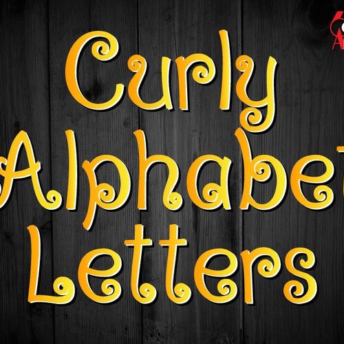 Craft Supplies & Tools Carving & Whittling Fantasy Curly Alphabet SVG ...