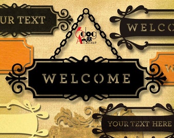 Plasma Welcome Dxf Files - Etsy