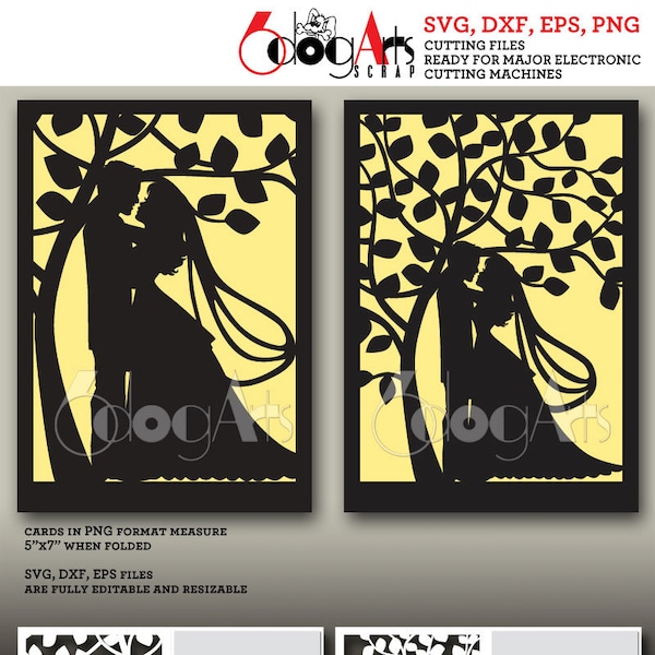 Laser Cut Bride and Groom Invitation - Etsy