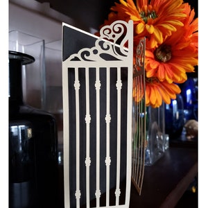 Gate-fold Card Template Digital SVG DXF Files Wedding Invitation ...