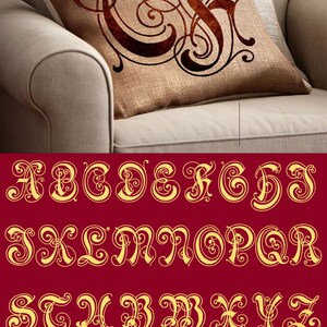 Royal Monogram Letters Digital Images Svg Dxf Eps Png Silhouette Cameo ...