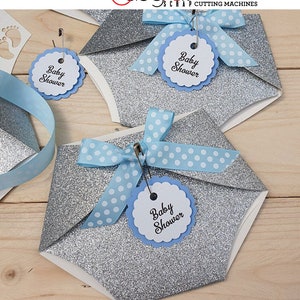 3 Diaper Card Templates Digital Cut SVG DXF Files Baby Shower ...