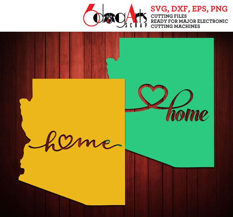 Arizona Home Vector Digital Files SVG DXF Cuttable Designs - Etsy Canada