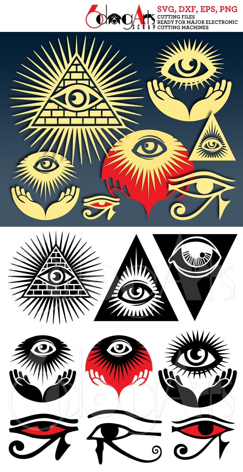 Drawing & Illustration Moon Eyes SVG Digital Download for Die Cut ...