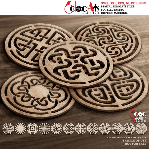 Celtic Knot Coasters - Etsy